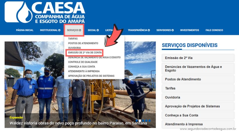 Segunda via Caesa: Onde emitir sua fatura? - Segunda Via de Conta de Água